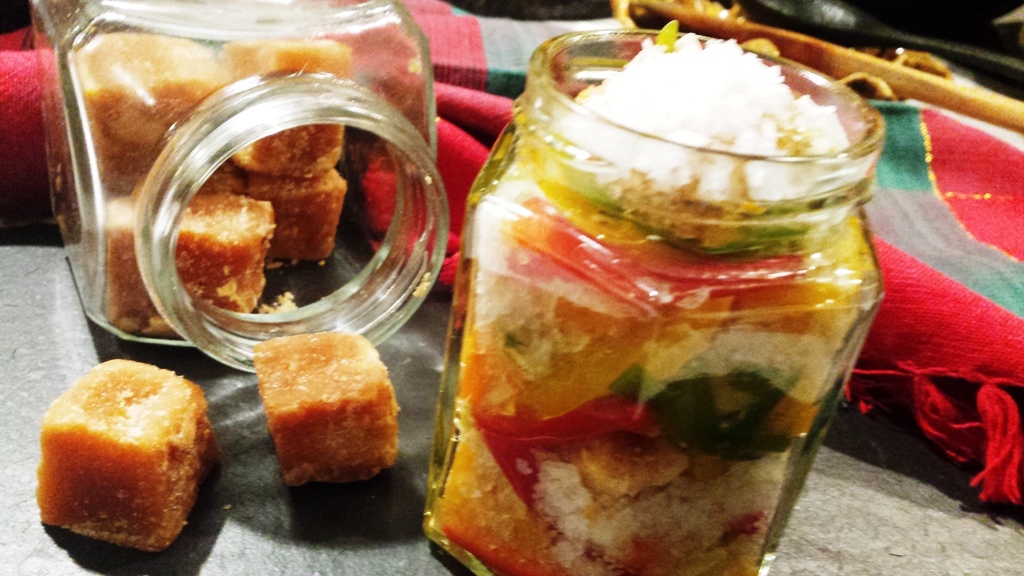 Chilli, Lime & Lemon Pickle – “Piment, Limon Confit” – Brinda Bungaroo