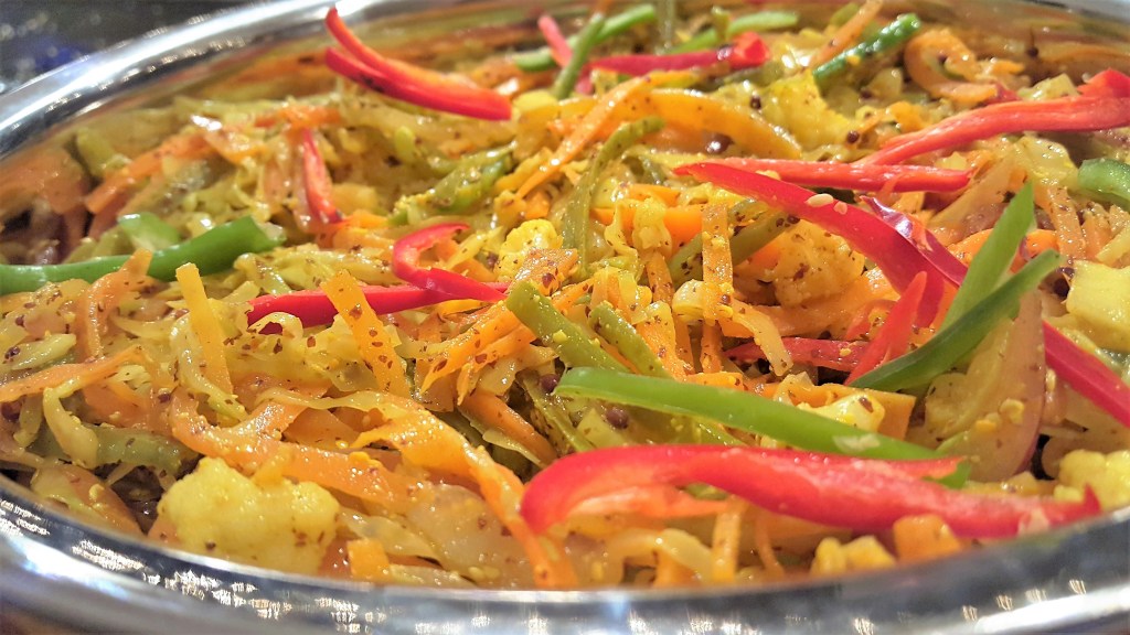 Vegetable Pickle – “Zasar Legumes” – Brinda Bungaroo